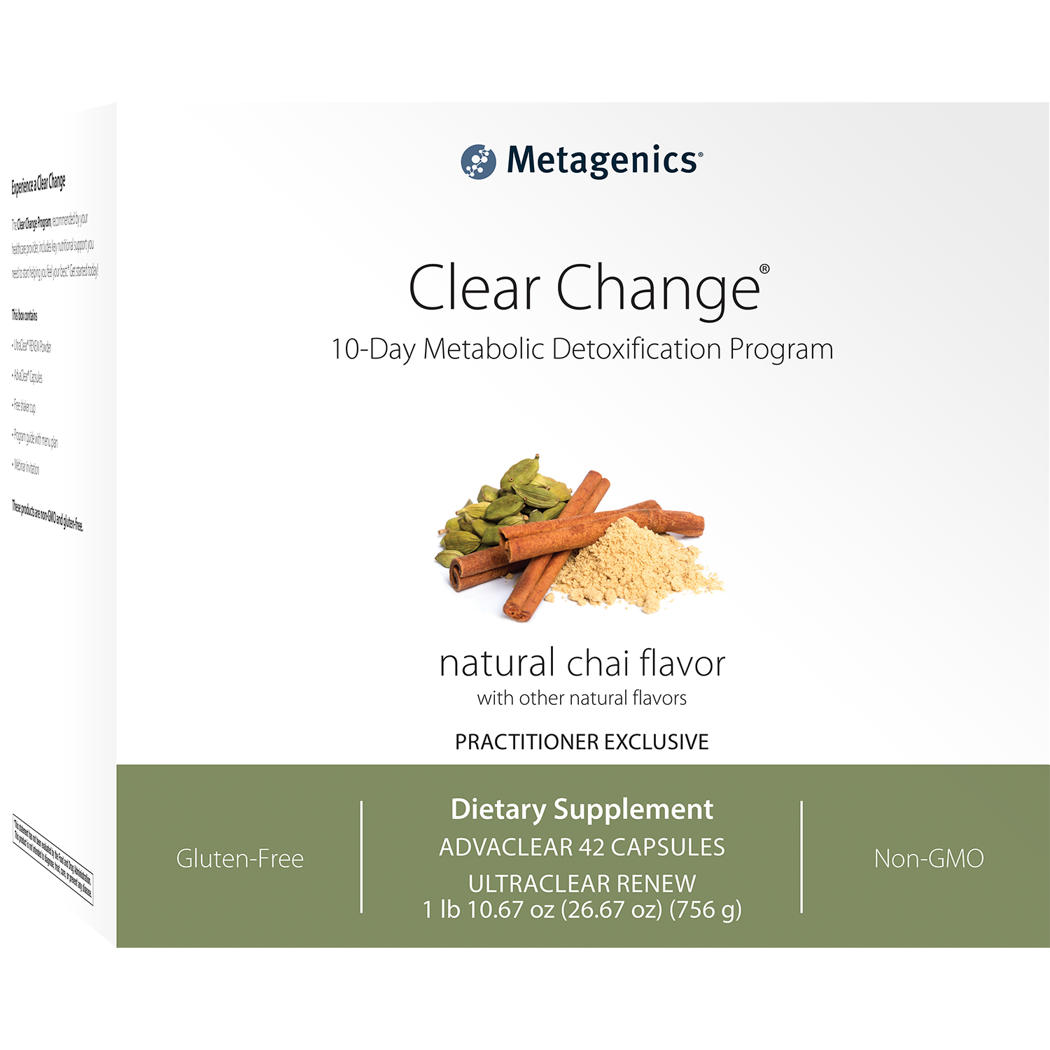 Clear Change 10 Day Program Chai Flavor Metagenics - Bodycrafters