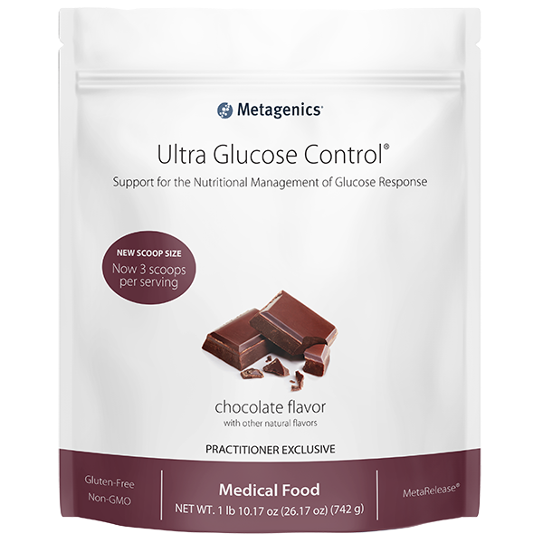 Ultra Glucose Control Chocolate 742g Metagenics - Bodycrafters