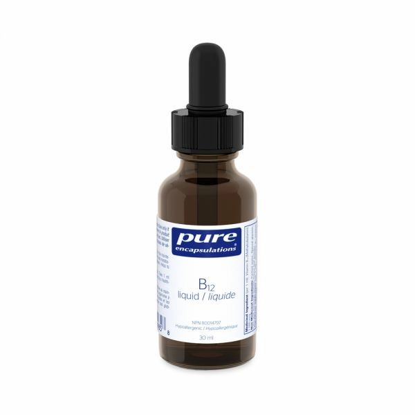 B12 liquid 30ml Pure Encapsulations Bodycrafters