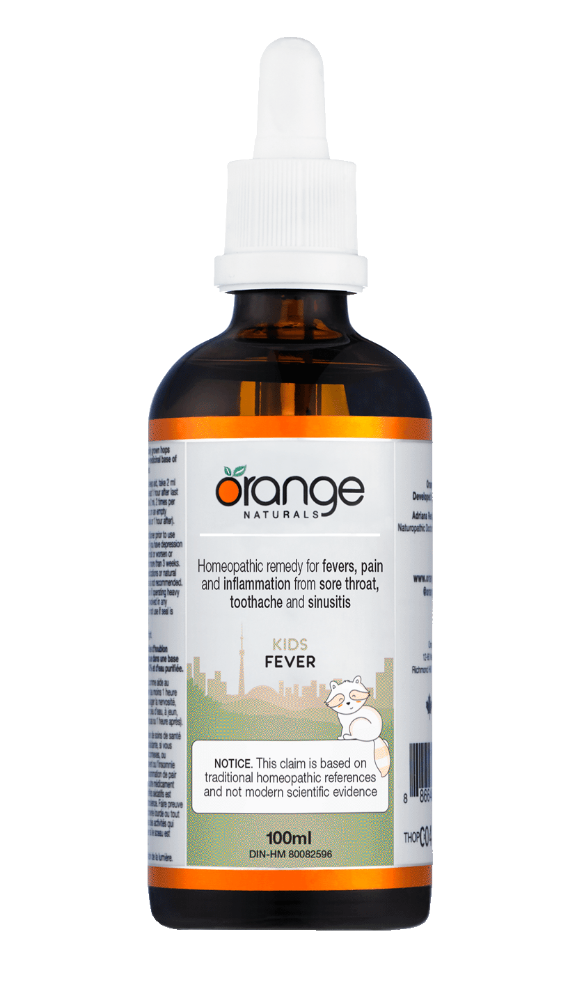 Fever for kids 100ml Orange Naturals - Bodycrafters