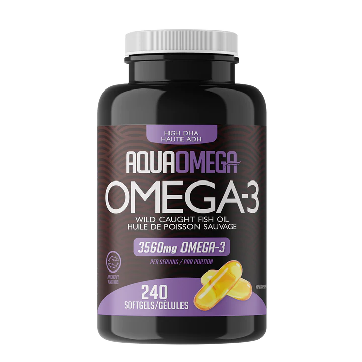 High DHA Omega-3 240softgels AquaOmega - Bodycrafters