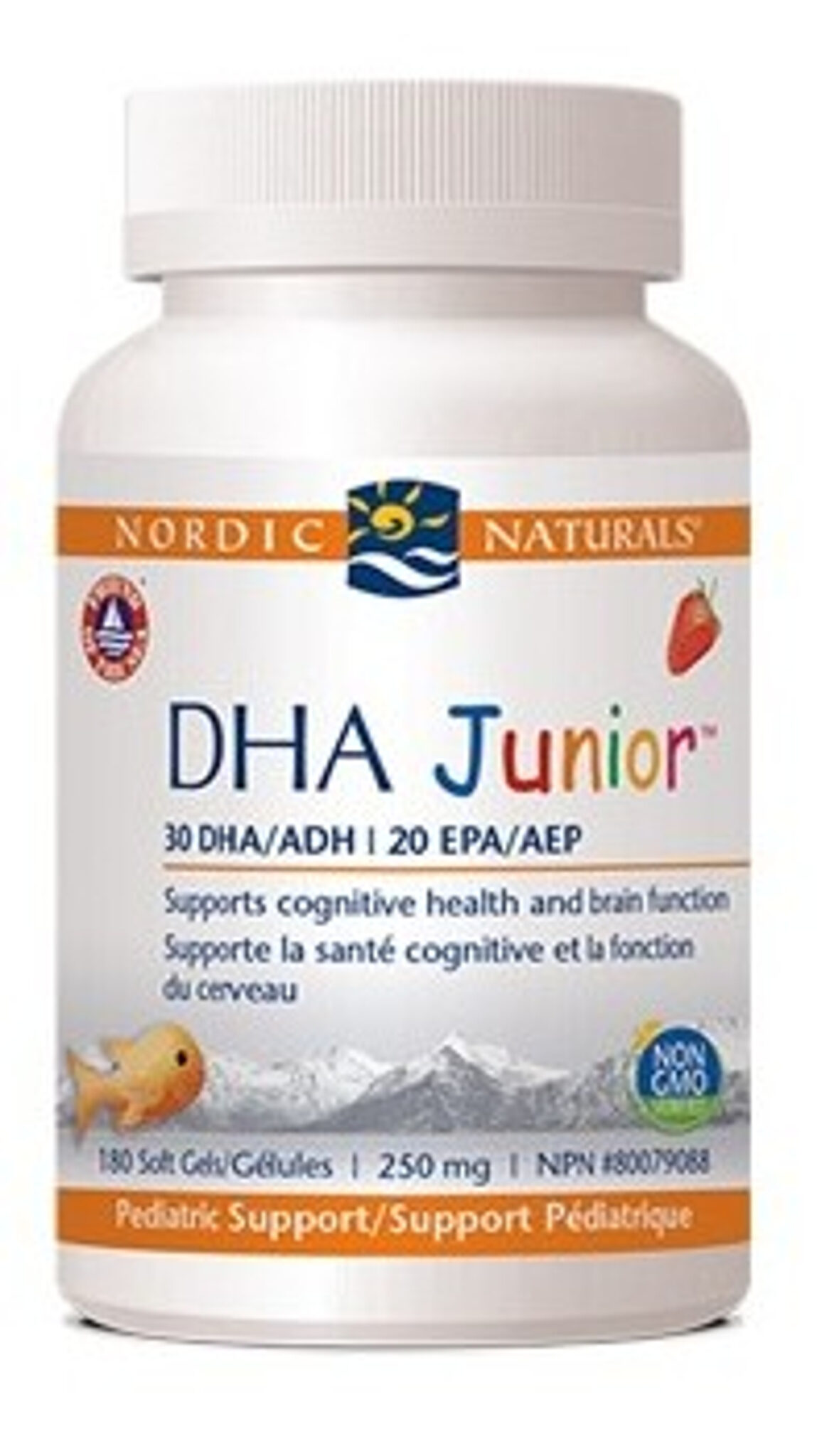 Pro DHA Junior Strawberry 180sg Nordic Naturals - Bodycrafters